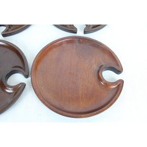 Pottery Barn | Dining | 6 Pottery Barn Mingling Plates Solid Wood ...